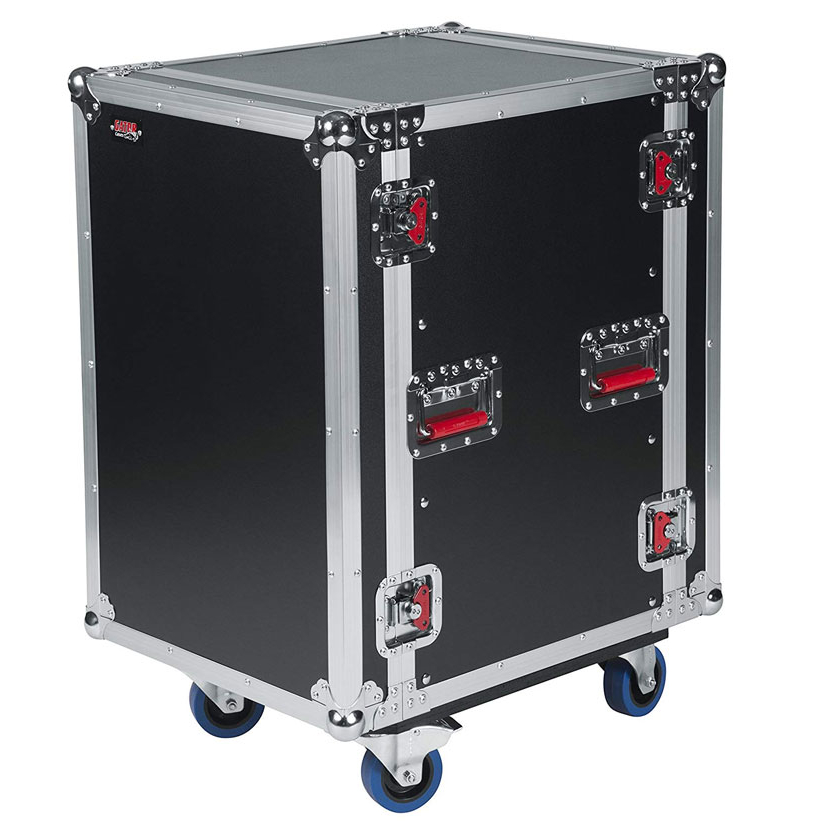 17 in. Deep 16U Rack Case w/ Casters | Gator G Tour Cases