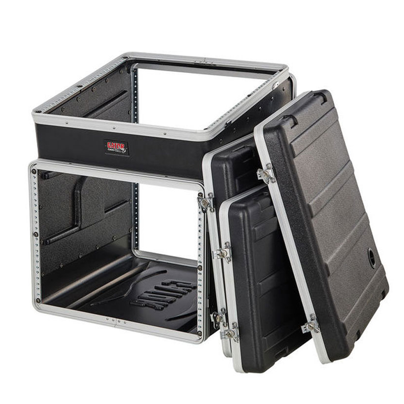 10U Top, 8U Side Slant Top Console Rack Case | Gator GR Cases