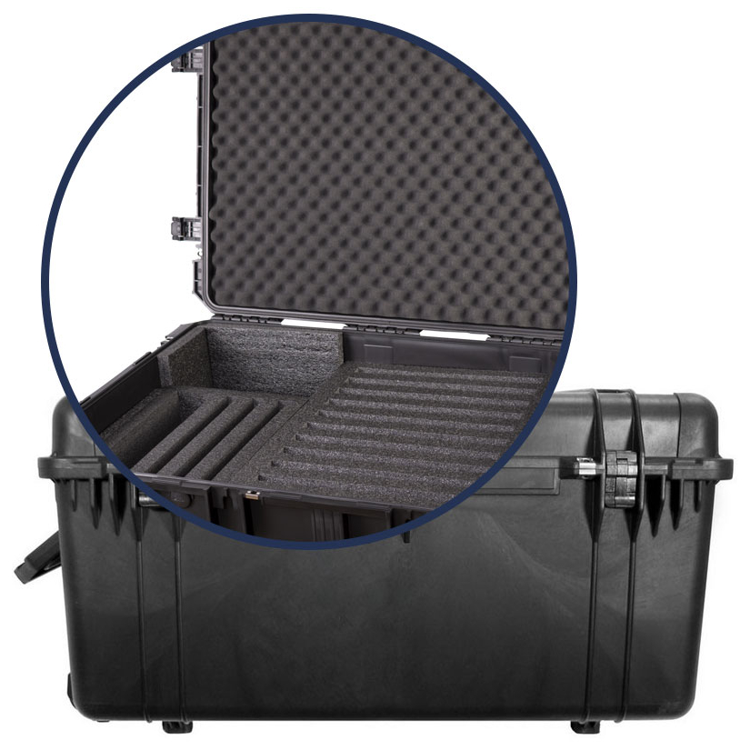 EX-1690-15LT-18 Multiple Laptop Transport Case for 15 Laptops