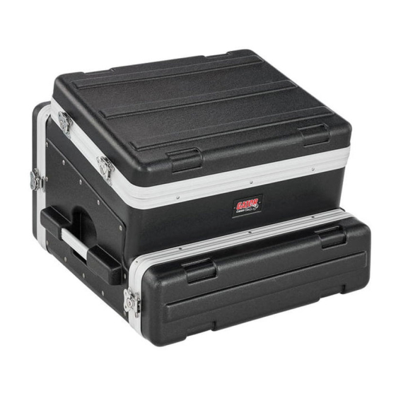 8U Top, 2U Side Slant Top Console Rack Case | Gator GR Cases