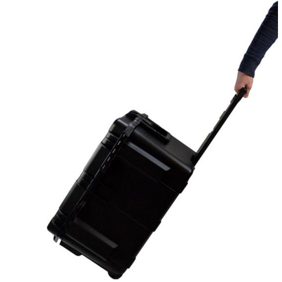 Multiple iPad Carrying Case For 8 Tablets | Hard-Shell Wheeled Case