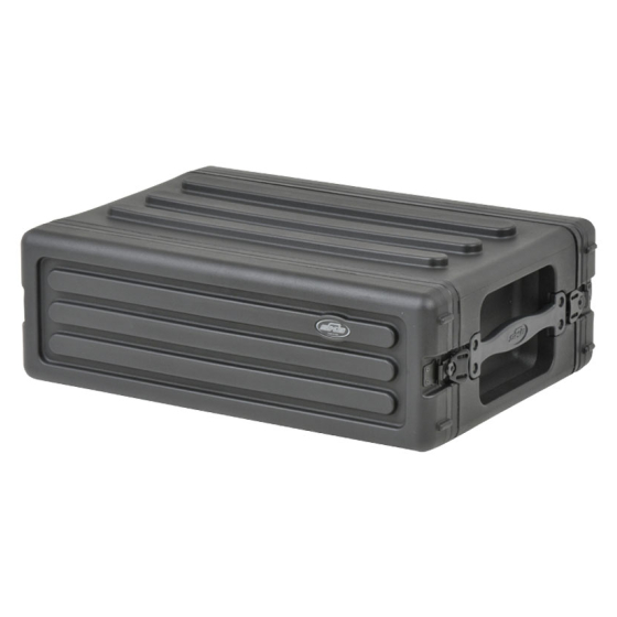 3U Roto Molded Shallow Rack Case | SKB Shallow Rack Series