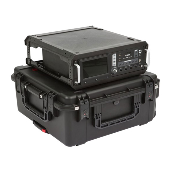 20 in. Deep 3U ATA Injection Molded Fly Rack | SKB iSeries Cases