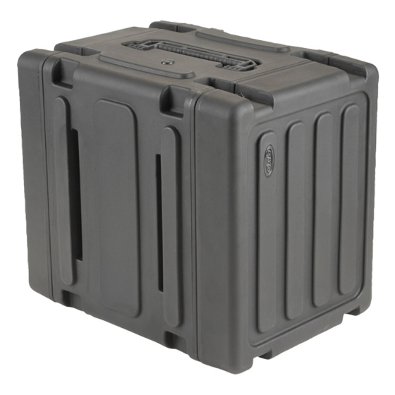 8U Roto Shockmount Rolling Rack Case | SKB 20 inch Deep Rolling Series